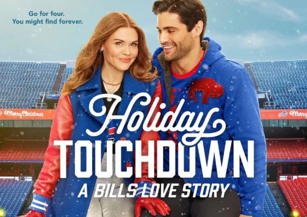 “Holiday Touchdown: A Bills Love Story” stars Holland Roden and Matt ...